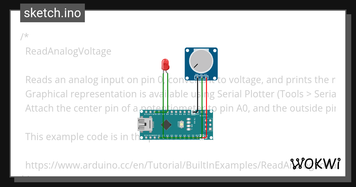 voltmeter Copy - Wokwi ESP32, STM32, Arduino Simulator