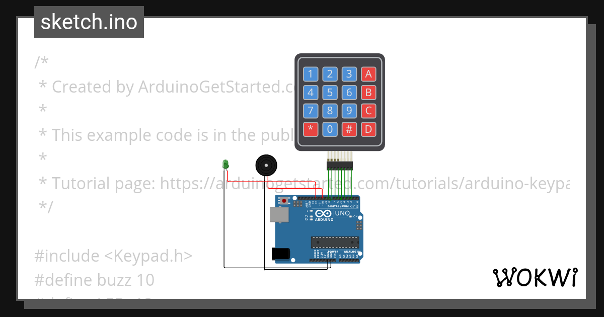 indra keypad_buzzer _tone - Wokwi ESP32, STM32, Arduino Simulator