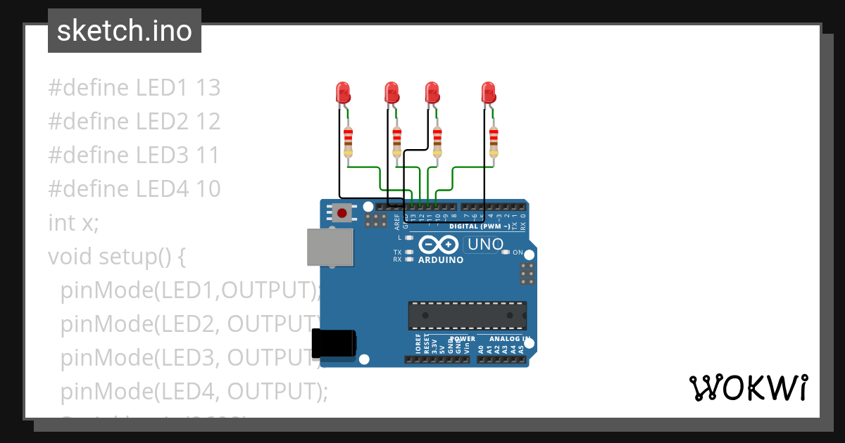 D6 Serial 96000 Mark 2 - Wokwi ESP32, STM32, Arduino Simulator