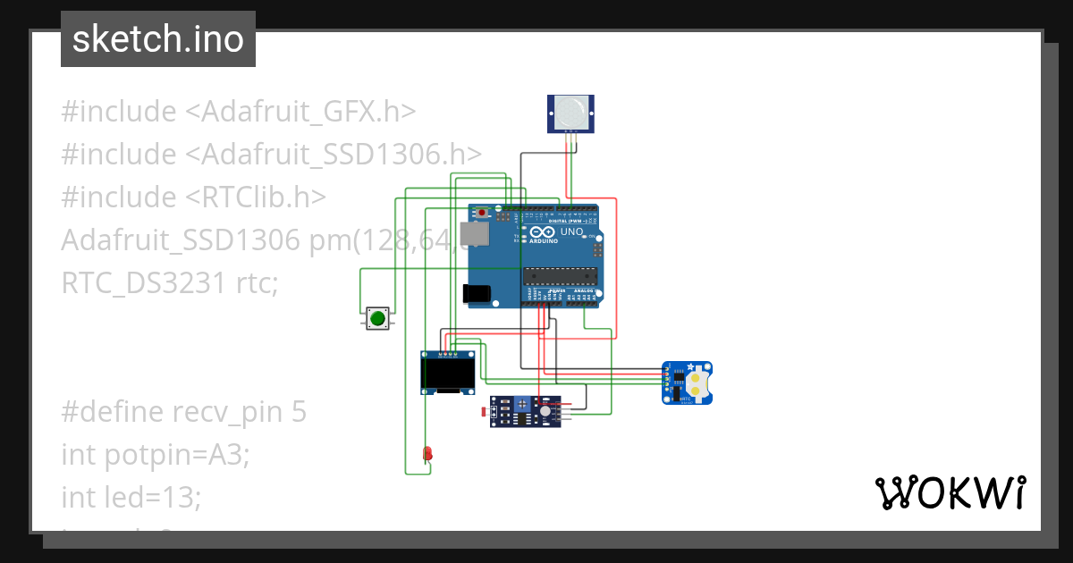 开机密码开始 - Wokwi ESP32, STM32, Arduino Simulator