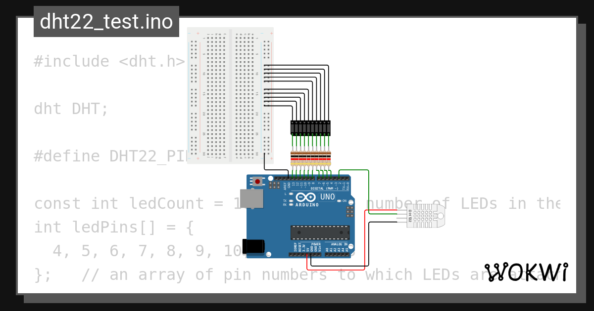 Dht22ardoled Band Wokwi Esp32 Stm32 Arduino Simulator 6532