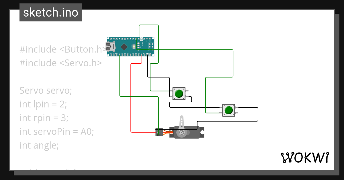 Servo Nano Wokwi Esp32 Stm32 Arduino Simulator 0186