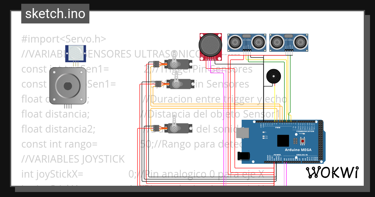 xX_TorretaMataBotsDeCarlitosGamerProMaster_Xx Prueba 1 Sensor - Wokwi ESP32, STM32, Arduino ...