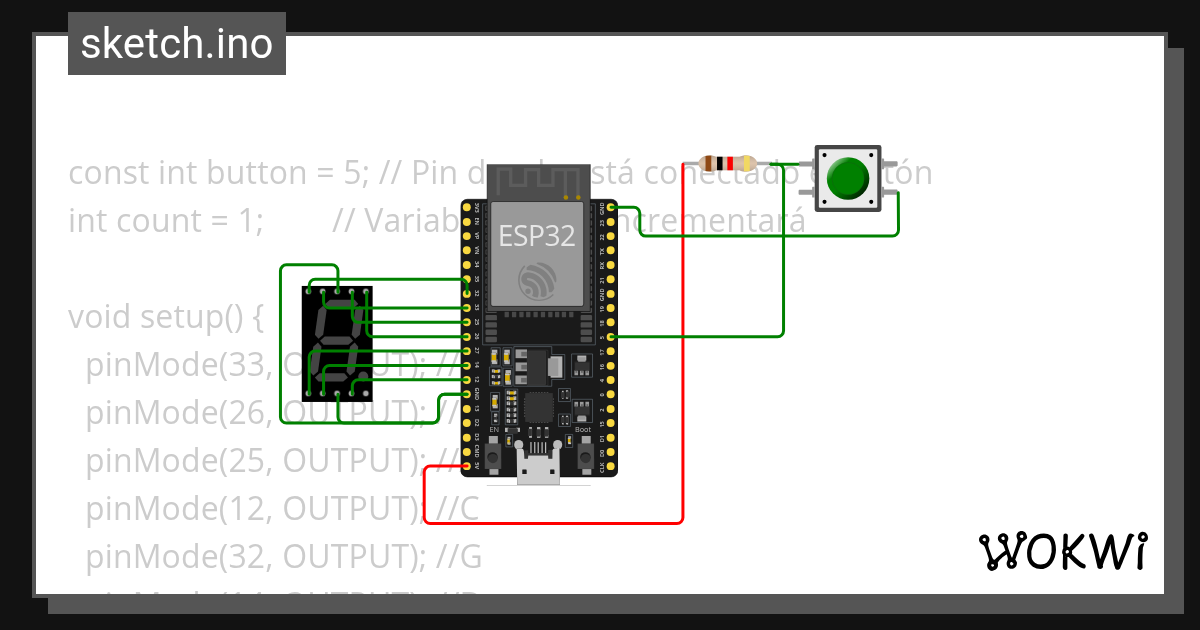 display_boton - Wokwi ESP32, STM32, Arduino Simulator