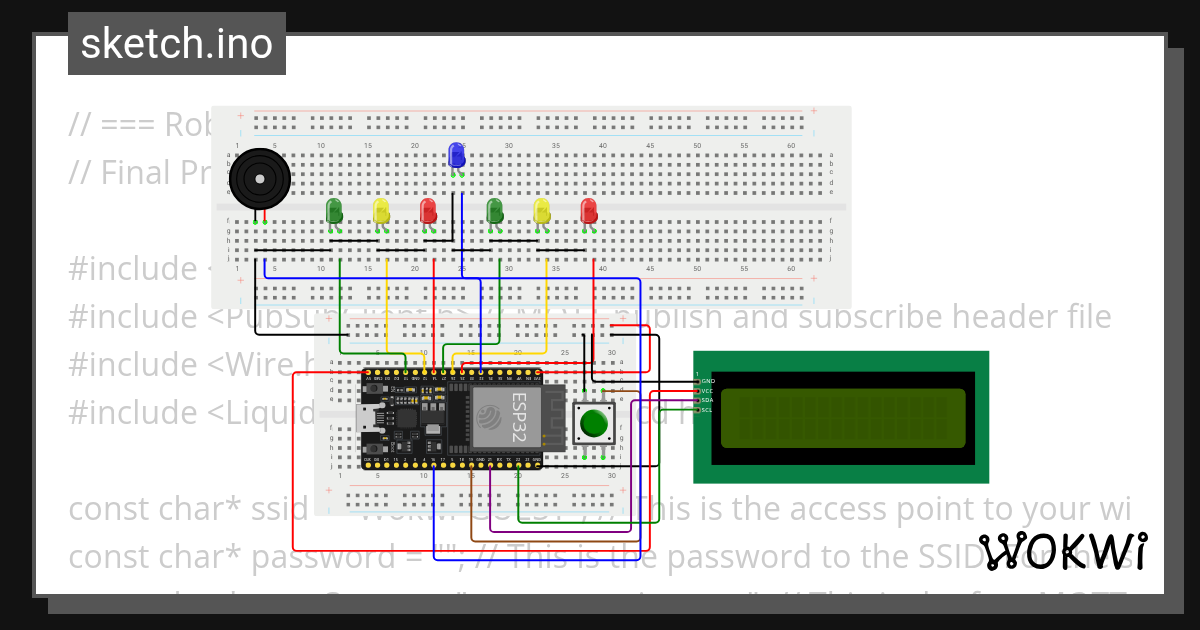 CEIS114 - Final Project - Wokwi ESP32, STM32, Arduino Simulator
