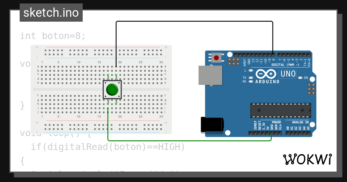 Botonencendido Wokwi Esp32 Stm32 Arduino Simulator