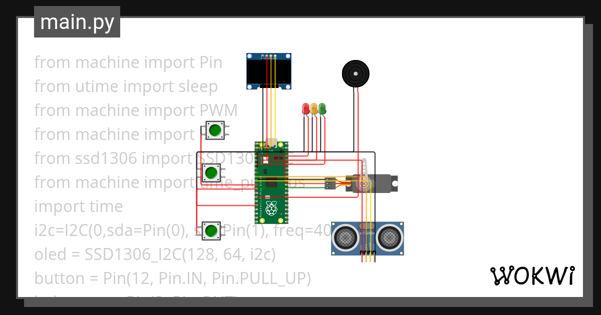 sips ex 5 - Wokwi ESP32, STM32, Arduino Simulator