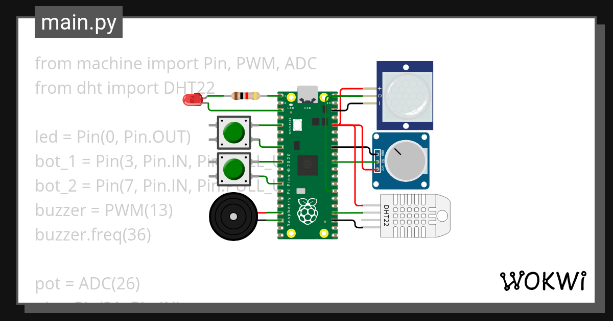 estudar para a prova - Wokwi ESP32, STM32, Arduino Simulator