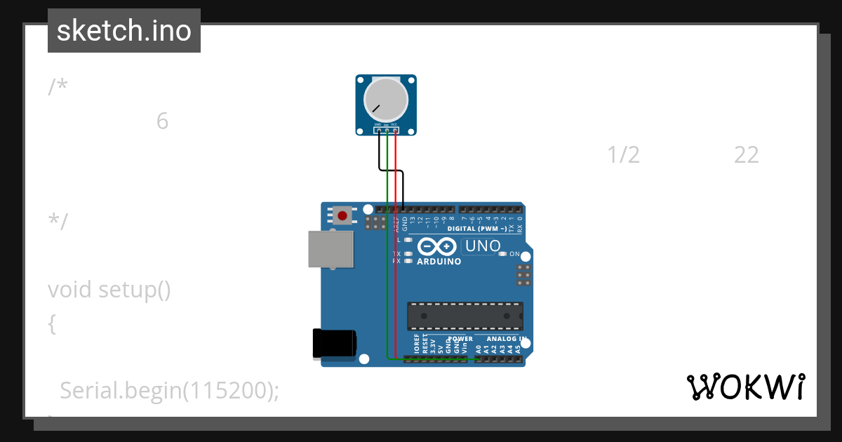 ใบงานที่6 เเอนนะล็อกอินพุท Wokwi Esp32 Stm32 Arduino Simulator 3574