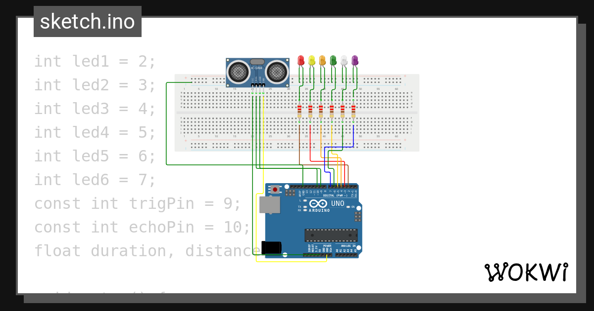 Distance Sensor 19062024 Wokwi Esp32 Stm32 Arduino Simulator 8182