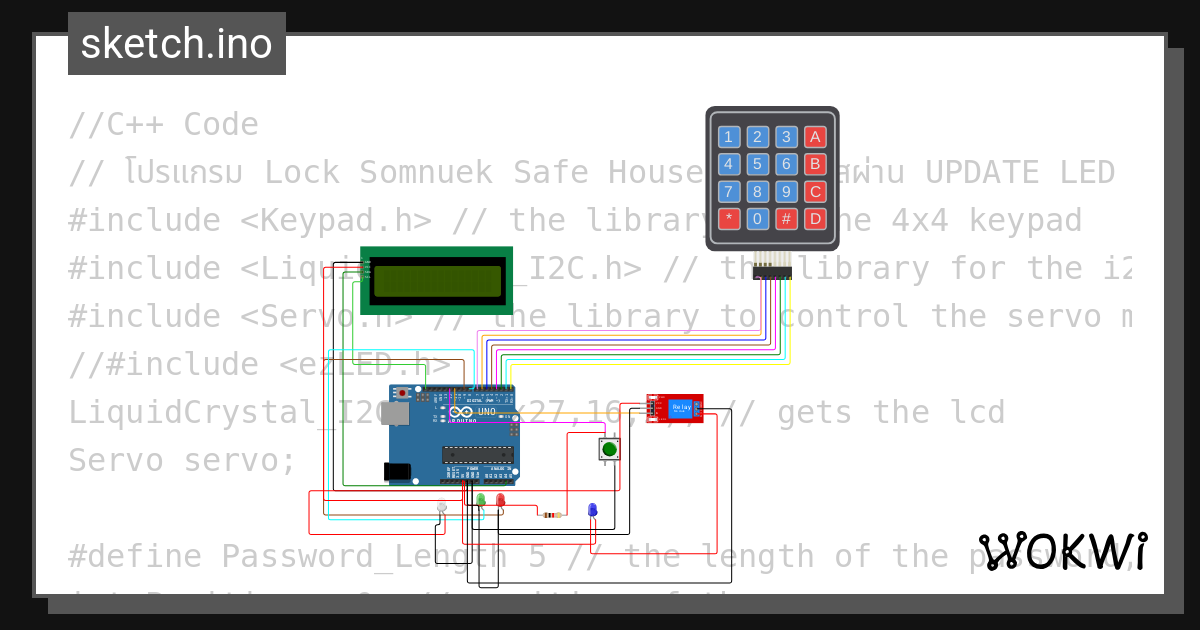 Keypad Wokwi Esp32 Stm32 Arduino Simulator 3733