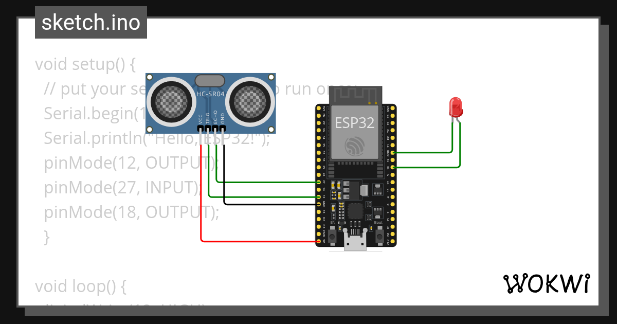 ultrasonic 19.6.24 - Wokwi ESP32, STM32, Arduino Simulator ultrasonic 19.6.24 - Wokwi ESP32, STM32, Arduino Simulator