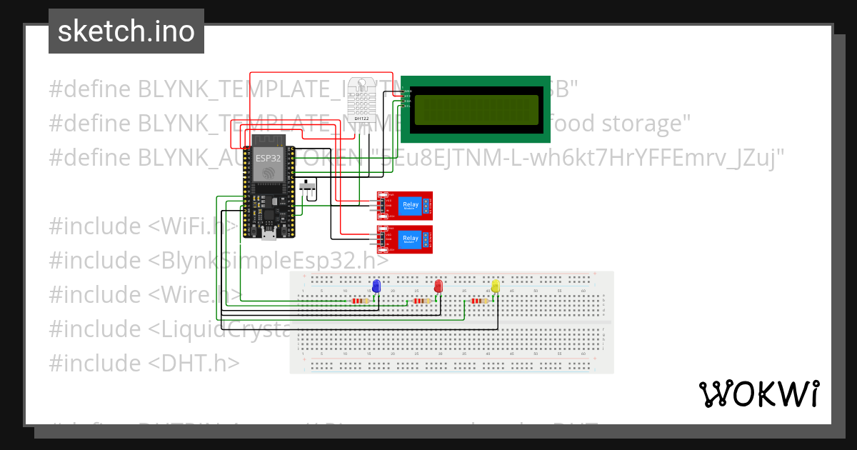 ESP32 based AUTOMATED FOOD STORAGE SYSTEM Copy - Wokwi ESP32, STM32, Arduino Simulator