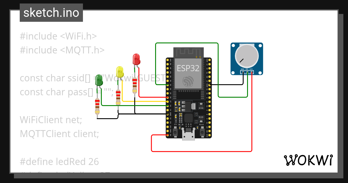 Tugas 10 - Wokwi ESP32, STM32, Arduino Simulator