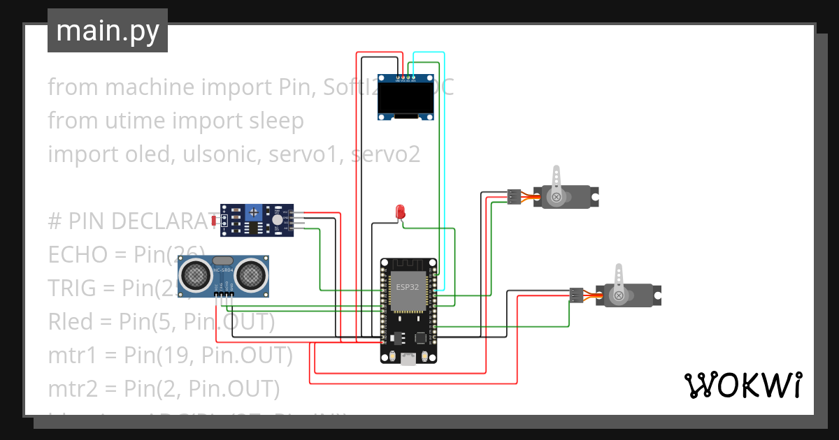 newminiproject.py - Wokwi ESP32, STM32, Arduino Simulator