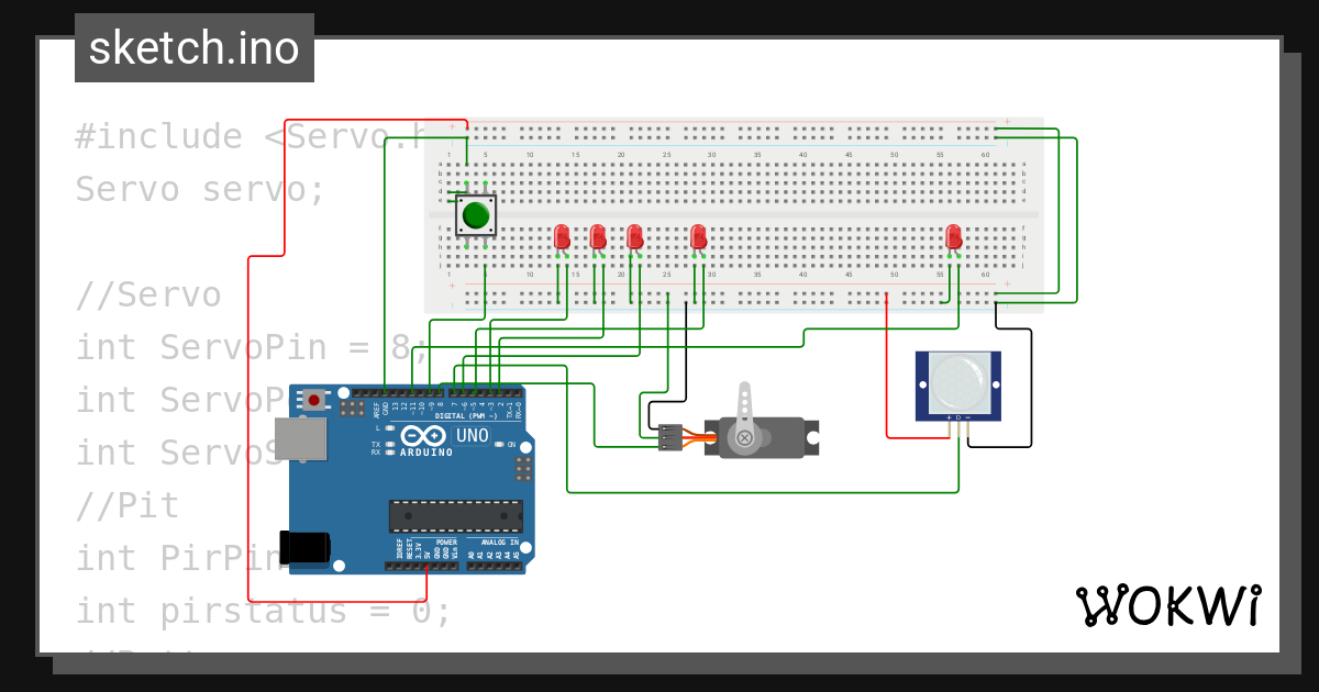 Servo Copy Übung Wokwi Esp32 Stm32 Arduino Simulator