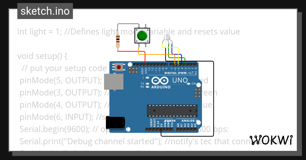 Led controller beta v.1 remap - Wokwi ESP32, STM32, Arduino Simulator