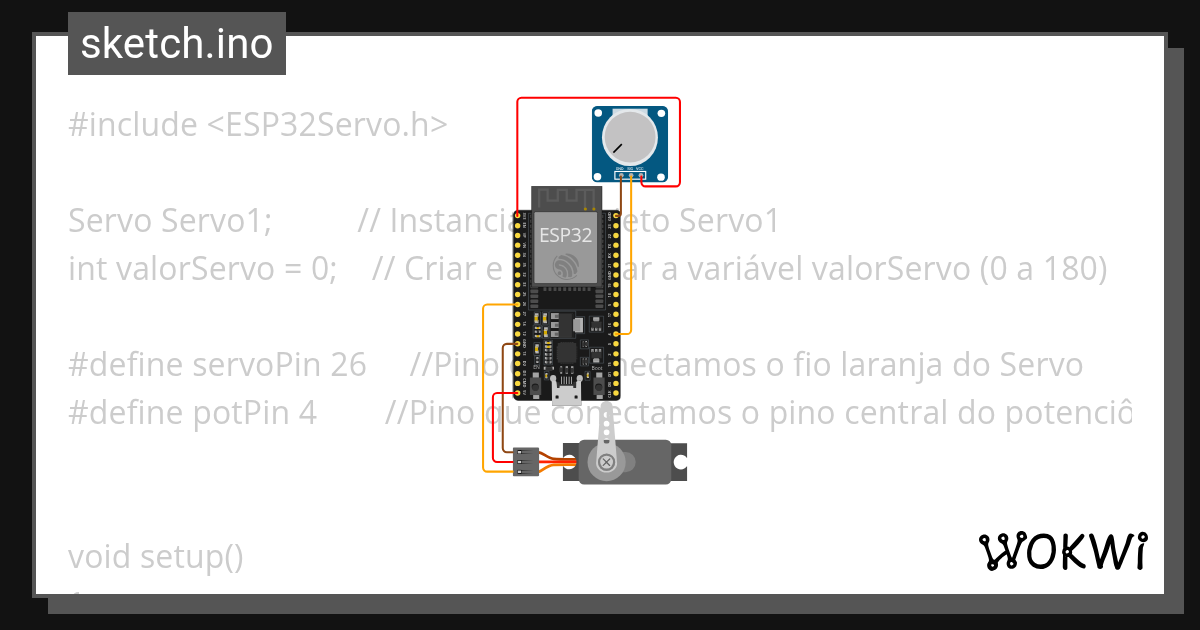 Servo - Wokwi ESP32, STM32, Arduino Simulator