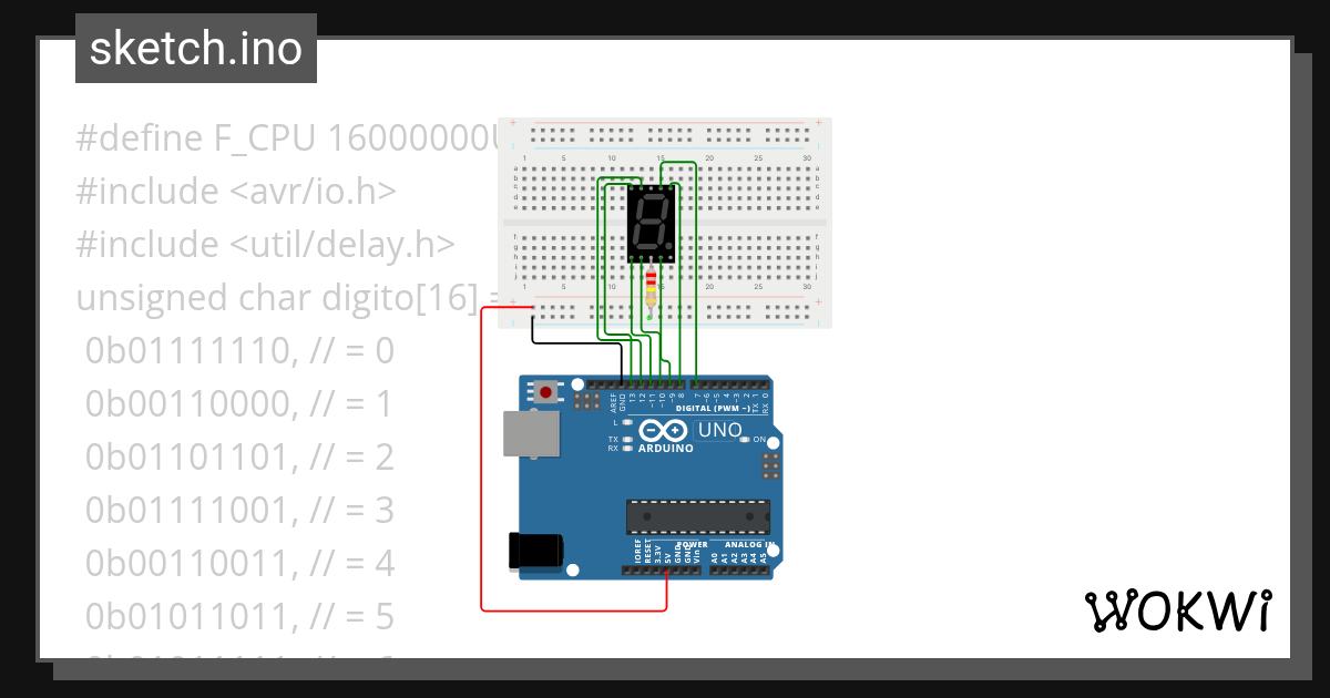 EJERCICION N*10 - Wokwi ESP32, STM32, Arduino Simulator