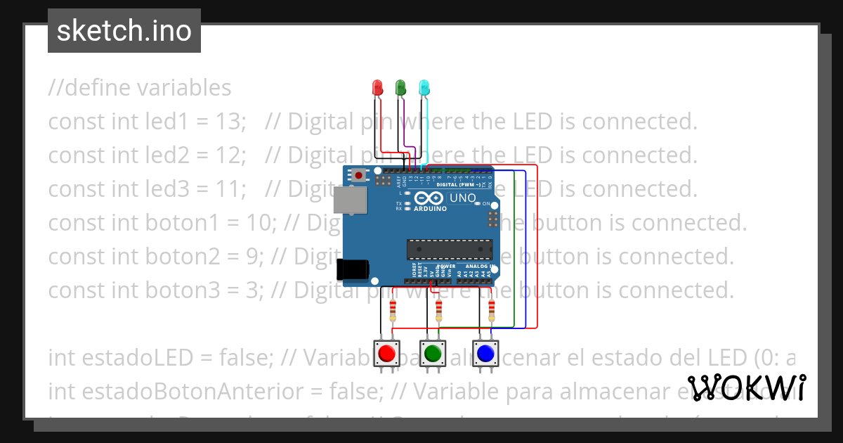 Practica 3 - Wokwi ESP32, STM32, Arduino Simulator
