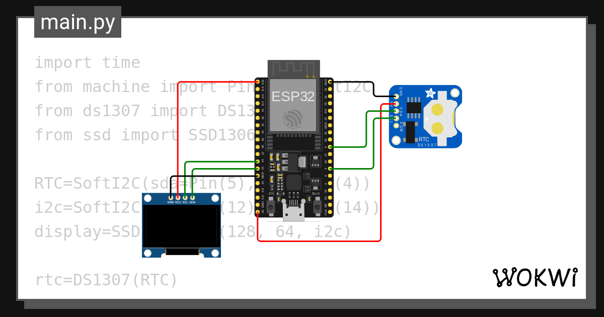 Rtc时间 Copy Wokwi Esp32 Stm32 Arduino Simulator