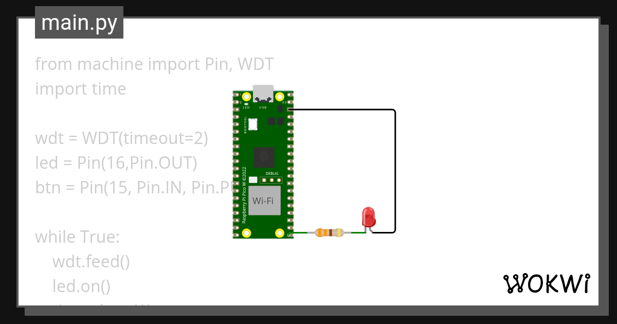 wdt Copy - Wokwi ESP32, STM32, Arduino Simulator wdt Copy - Wokwi ESP32, STM32, Arduino Simulator