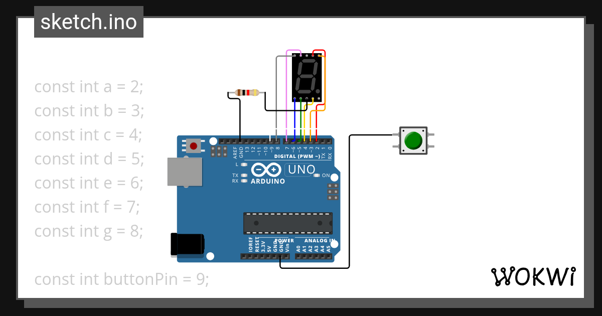 Zähler - Wokwi ESP32, STM32, Arduino Simulator