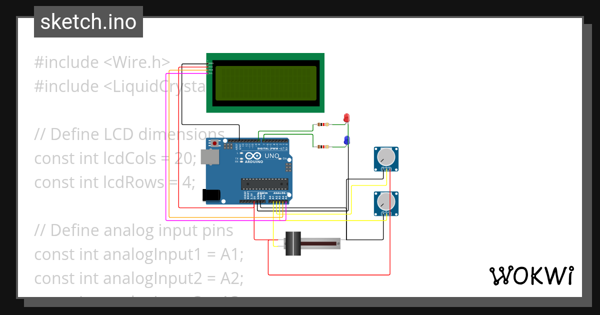 level detector - Wokwi ESP32, STM32, Arduino Simulator