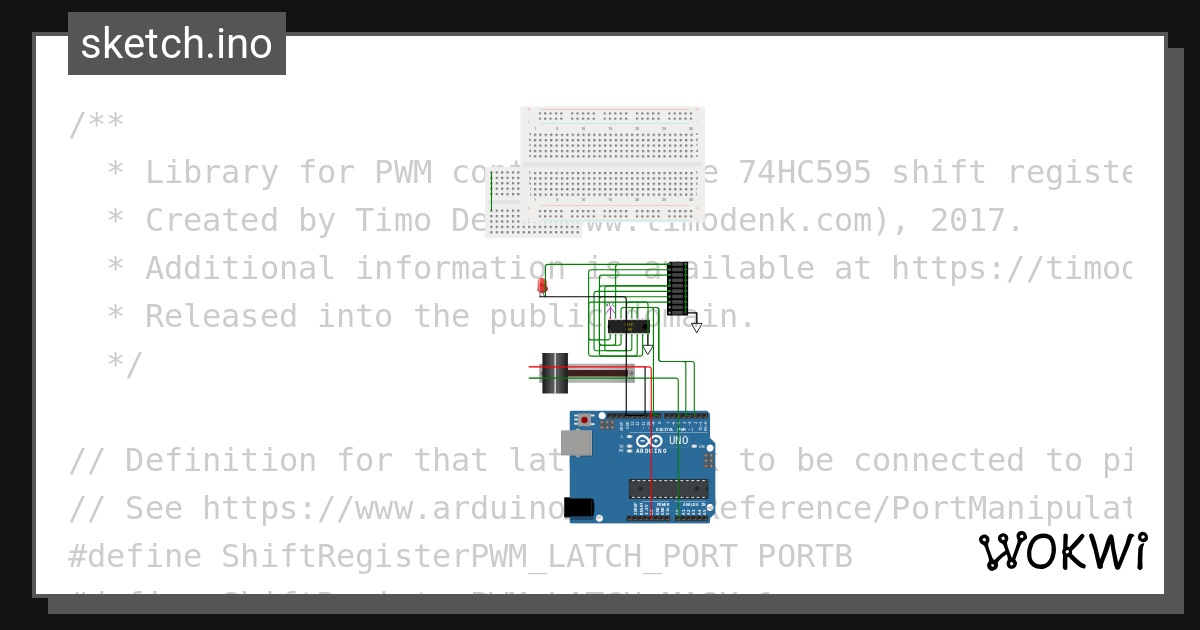 Shift Pwm Wokwi Esp32 Stm32 Arduino Simulator
