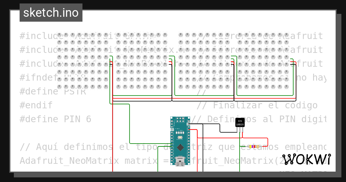 Matrix 24x8 Ws2812b Wokwi Esp32 Stm32 Arduino Simulator