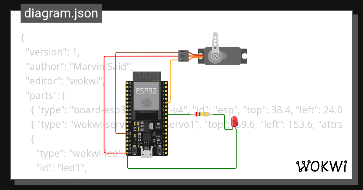 servo - Wokwi ESP32, STM32, Arduino Simulator