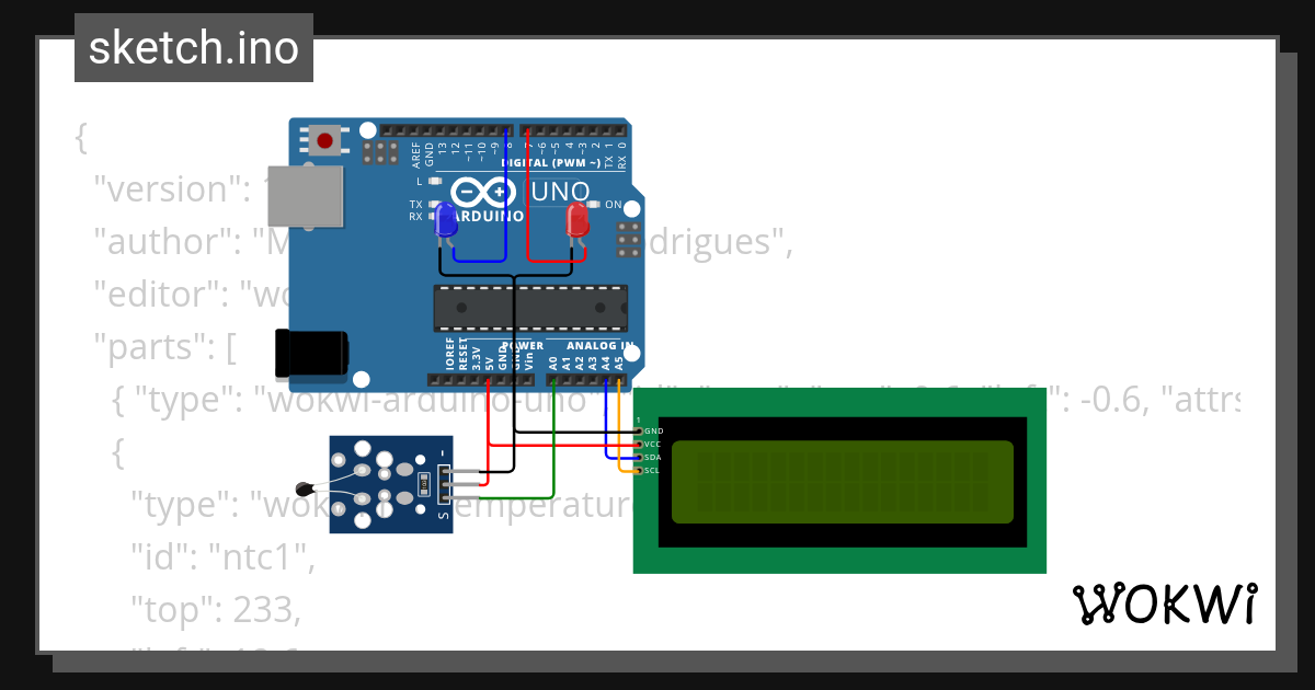 2 C - Wokwi ESP32, STM32, Arduino Simulator