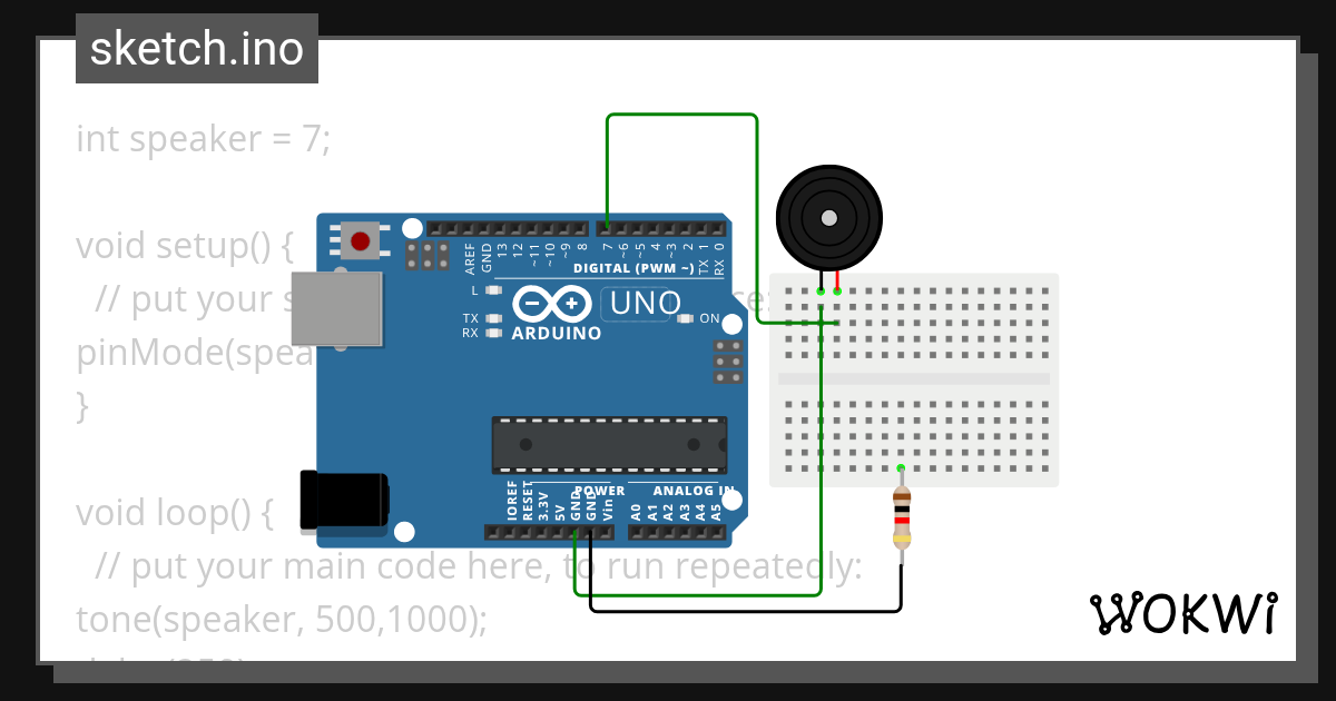 making music - Wokwi ESP32, STM32, Arduino Simulator