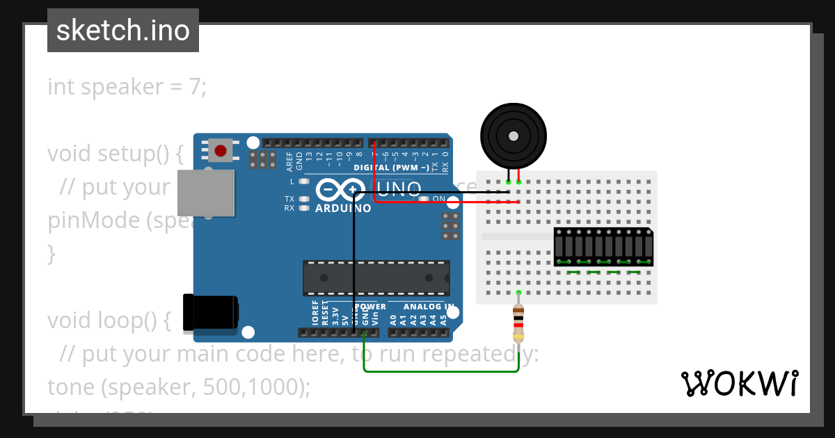 MH Making music - Wokwi ESP32, STM32, Arduino Simulator