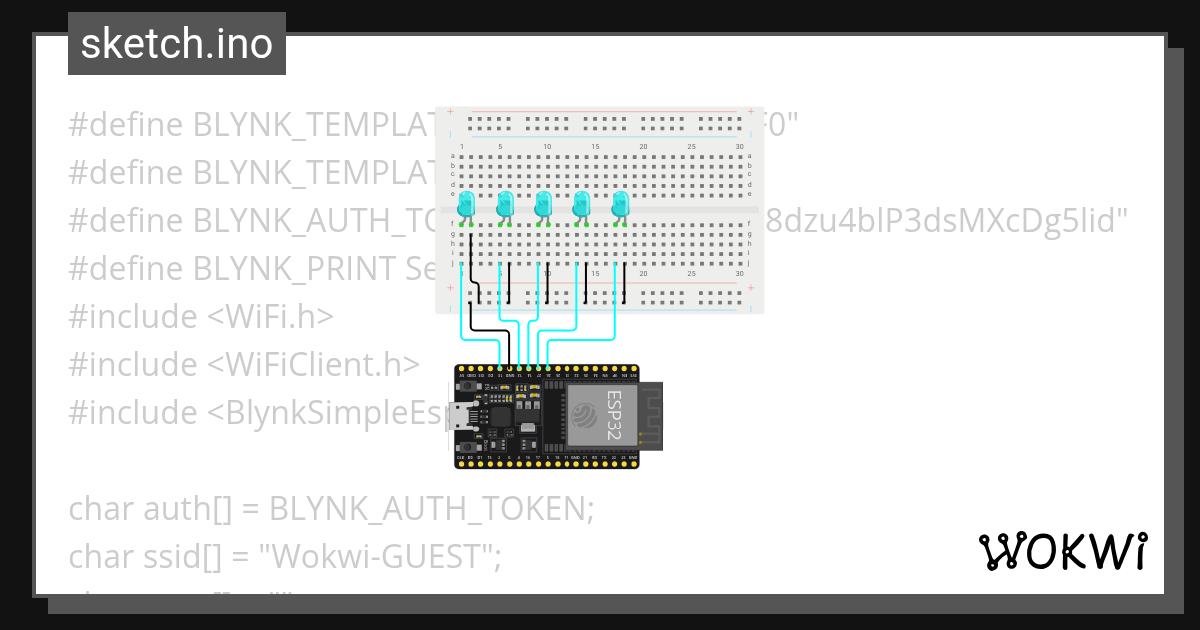 WORK5 - Wokwi ESP32, STM32, Arduino Simulator