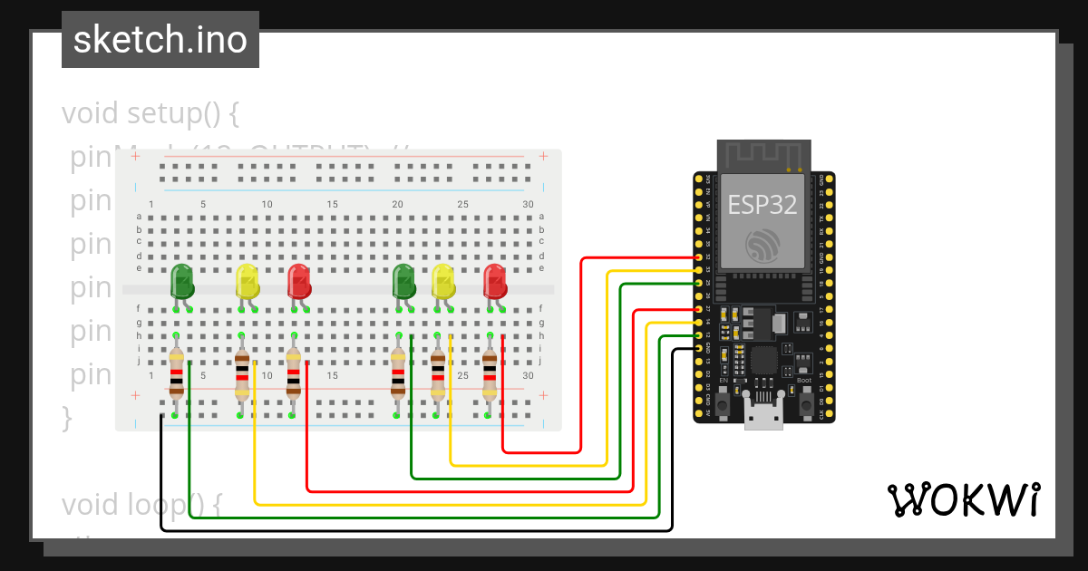 13 - Wokwi ESP32, STM32, Arduino Simulator