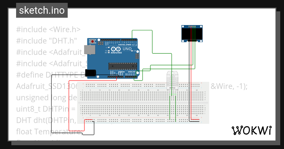 Temperature And Humidity Sensor Wokwi Esp32 Stm32 Arduino Simulator 2888