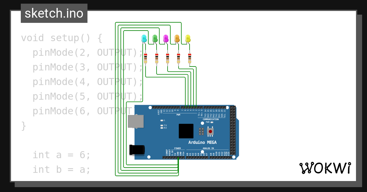 2 ной Светофор Wokwi Esp32 Stm32 Arduino Simulator 