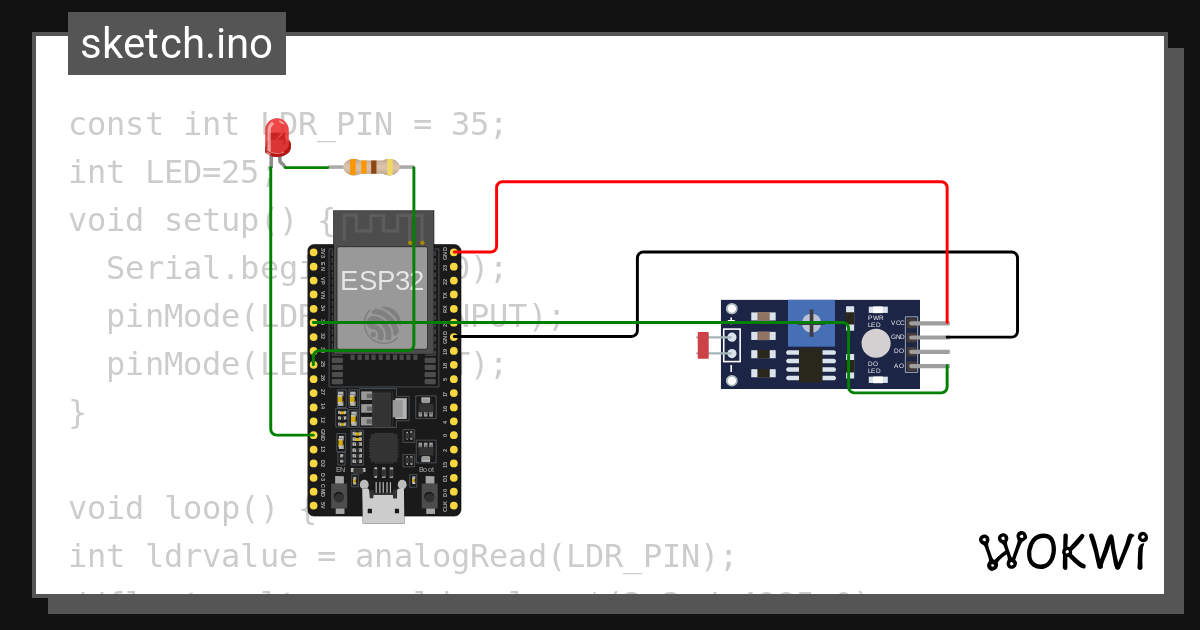Tugas 4 Ldr Wokwi Esp32 Stm32 Arduino Simulator 9374