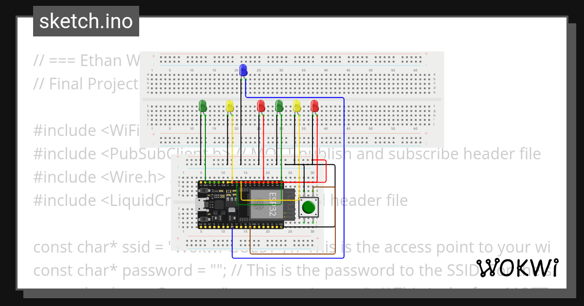Final Project - Ethan Walker - Wokwi ESP32, STM32, Arduino Simulator