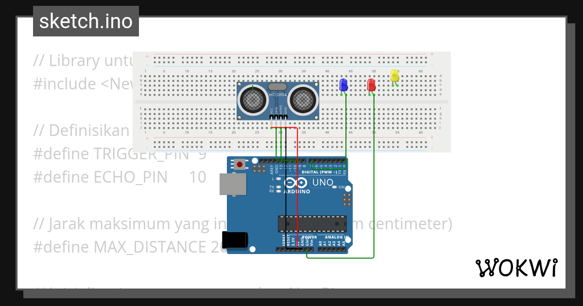 lampu led - Wokwi ESP32, STM32, Arduino Simulator