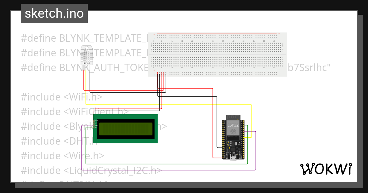 Projek Suhu J Wokwi Esp32 Stm32 Arduino Simulator