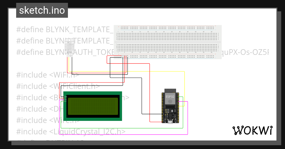 sensor suhu - Wokwi ESP32, STM32, Arduino Simulator
