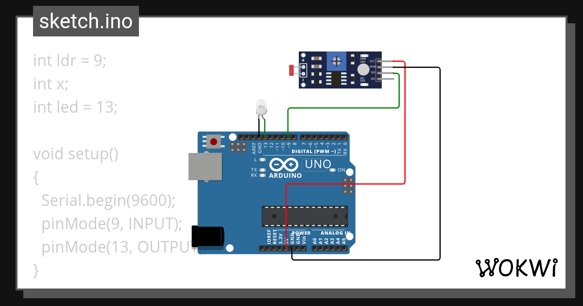 light indensity control using ldr - Wokwi ESP32, STM32, Arduino Simulator light indensity control using ldr - Wokwi ESP32, STM32, Arduino Simulator