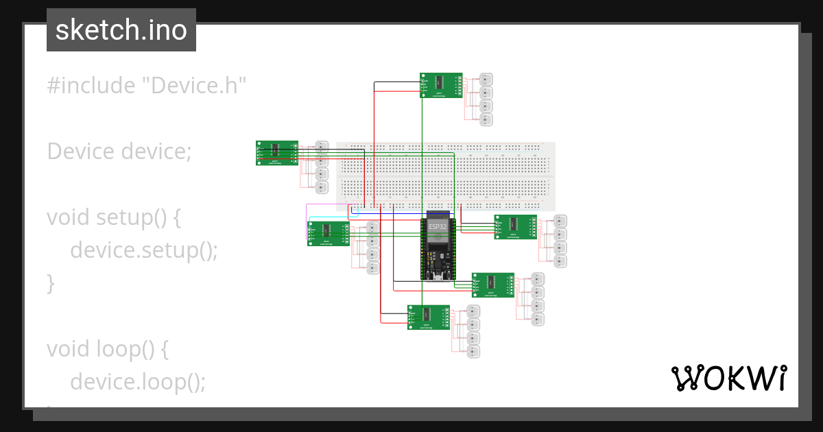 WeightDeviceBase V5 - Wokwi ESP32, STM32, Arduino Simulator