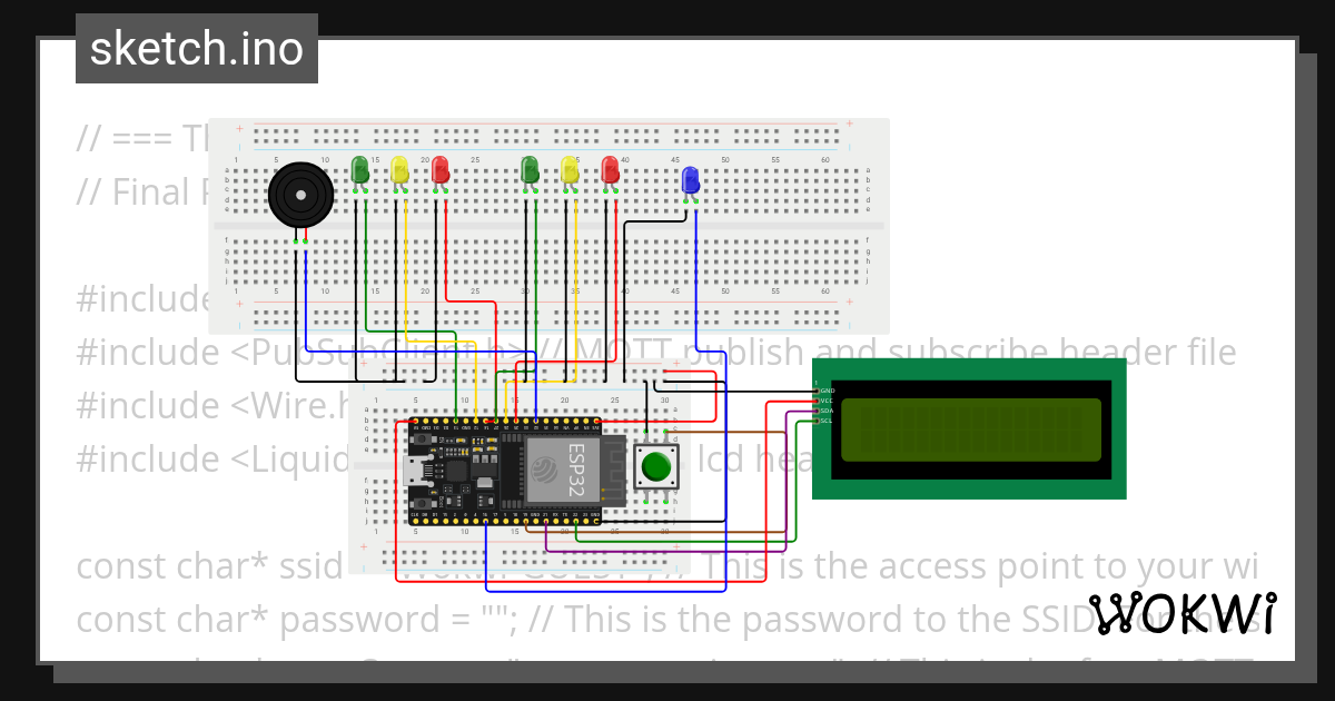 Thomas Adkins CEIS114 Final Project - Wokwi ESP32, STM32, Arduino Simulator