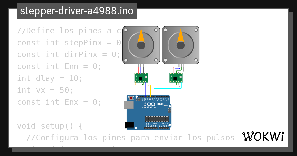Stepper Driver O Copy Wokwi Esp32 Stm32 Arduino Simulator 2088