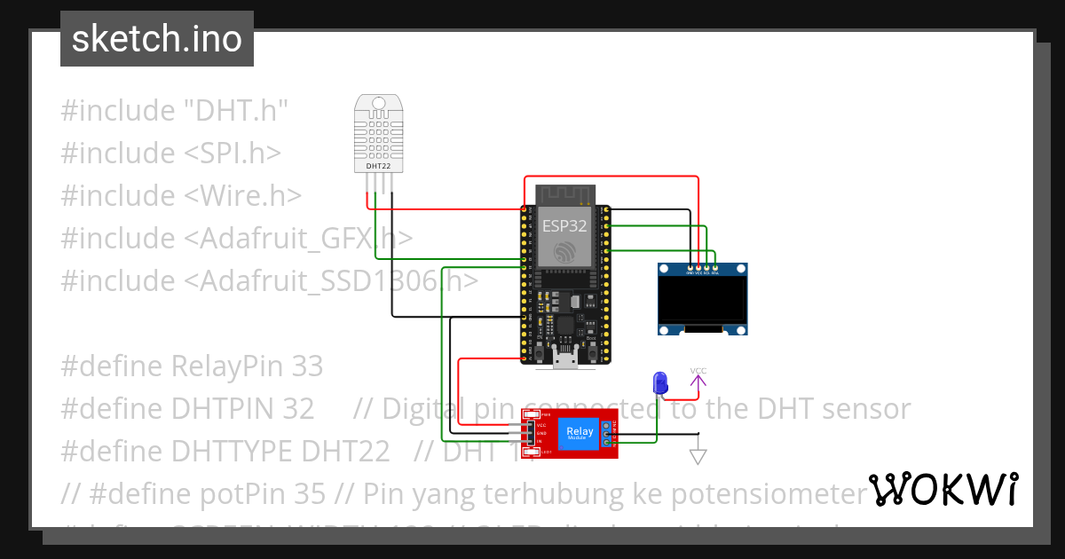 AUTO FAN COOLER Copy - Wokwi ESP32, STM32, Arduino Simulator