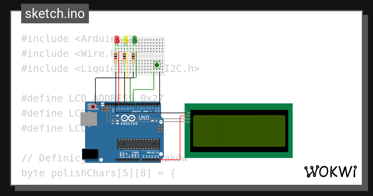 Diody Button Wokwi Esp32 Stm32 Arduino Simulator