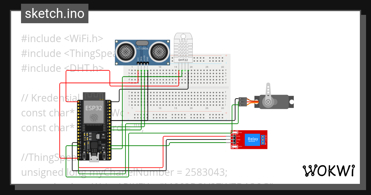 Hilmi hasan alawiyah- 21552011344- Proyek Kandang Pintar Menggunakan ESP32 dan ThingSpeak Copy ...